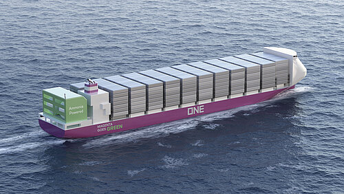 ONE awarded AiP for ammonia-fuelled boxship design - Ship & Offshore