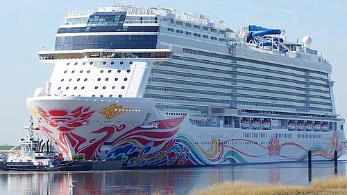 Cruise ship Norwegian Joy arrives in Rotterdam for major upgrade - Ship ...