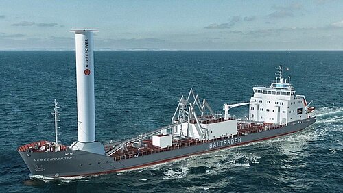 German Government funds rotor sail installation on newly delivered ...