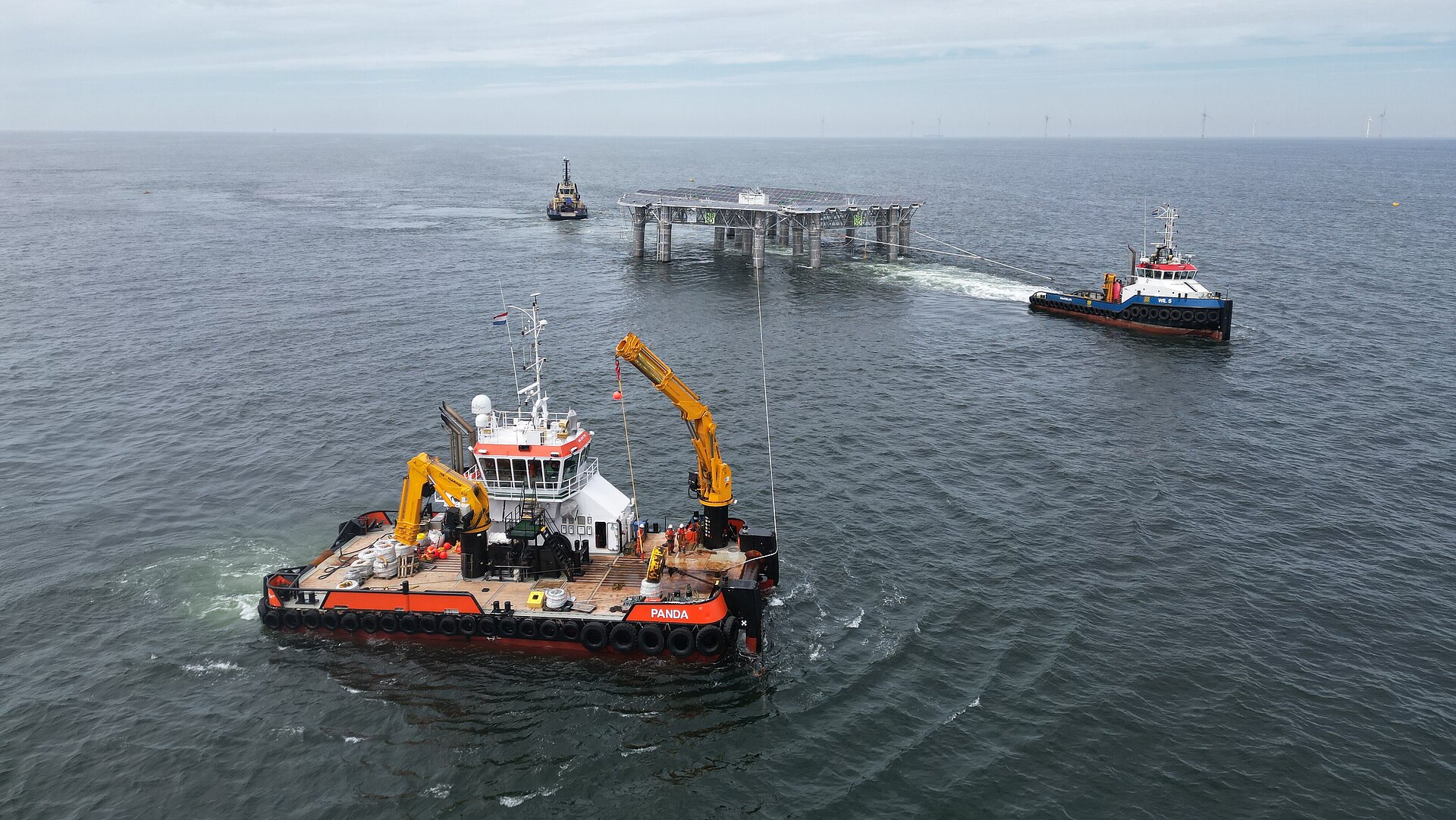 Offshore floating solar pilot installed - Ship & Offshore