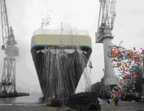 Launch of hybrid car carrier “Emerald Ace” - Ship & Offshore
