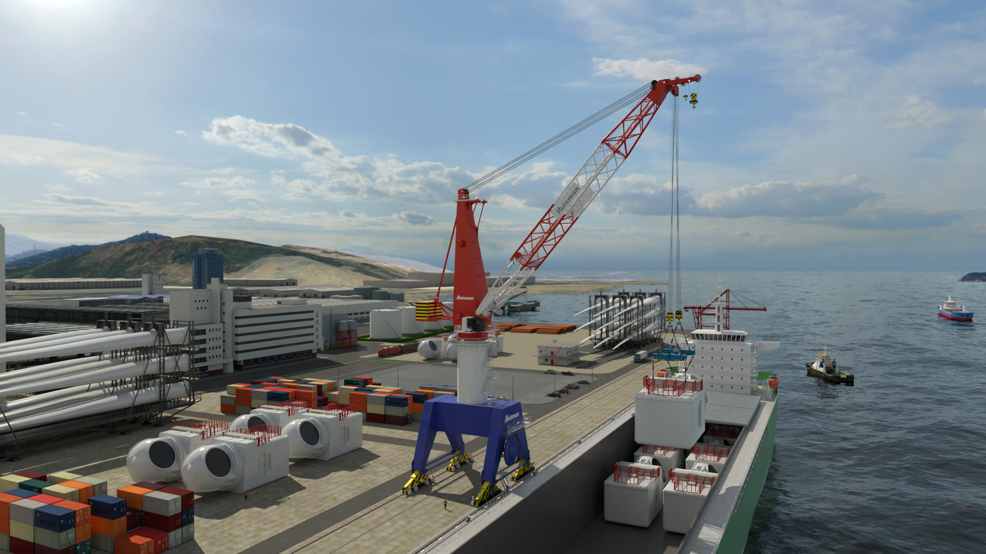 Huisman introduces 700mt crane for offshore wind load-out operations ...
