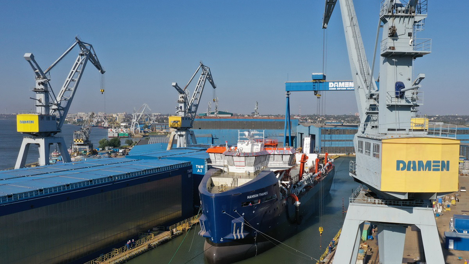 Marine aggregates dredger launched at Romanian shipyard - Ship & Offshore